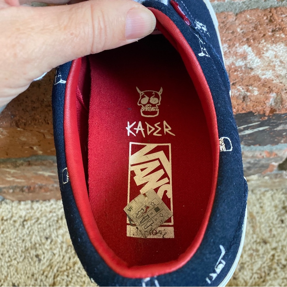 Vans Kader Sylla Era Mens Suede Navy Blue Lace-Up Ska… - Gem